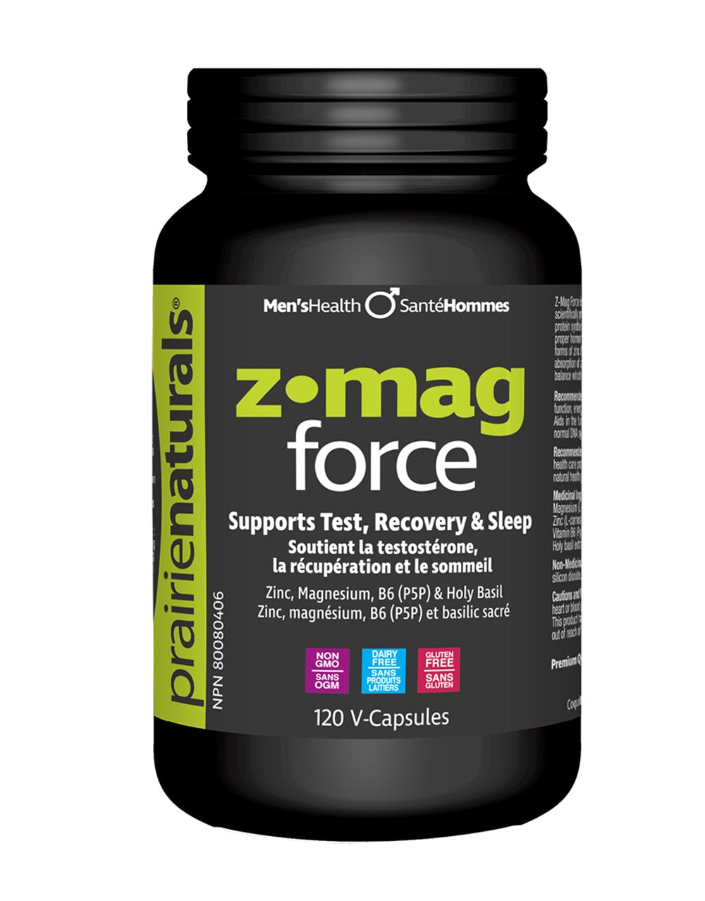 Prairie Naturals Z-Mag Force Magnesium + Zinc