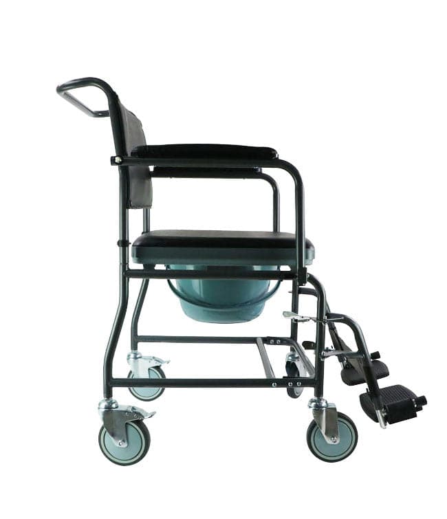 MOBB Mobile Steel Commode with Wheels