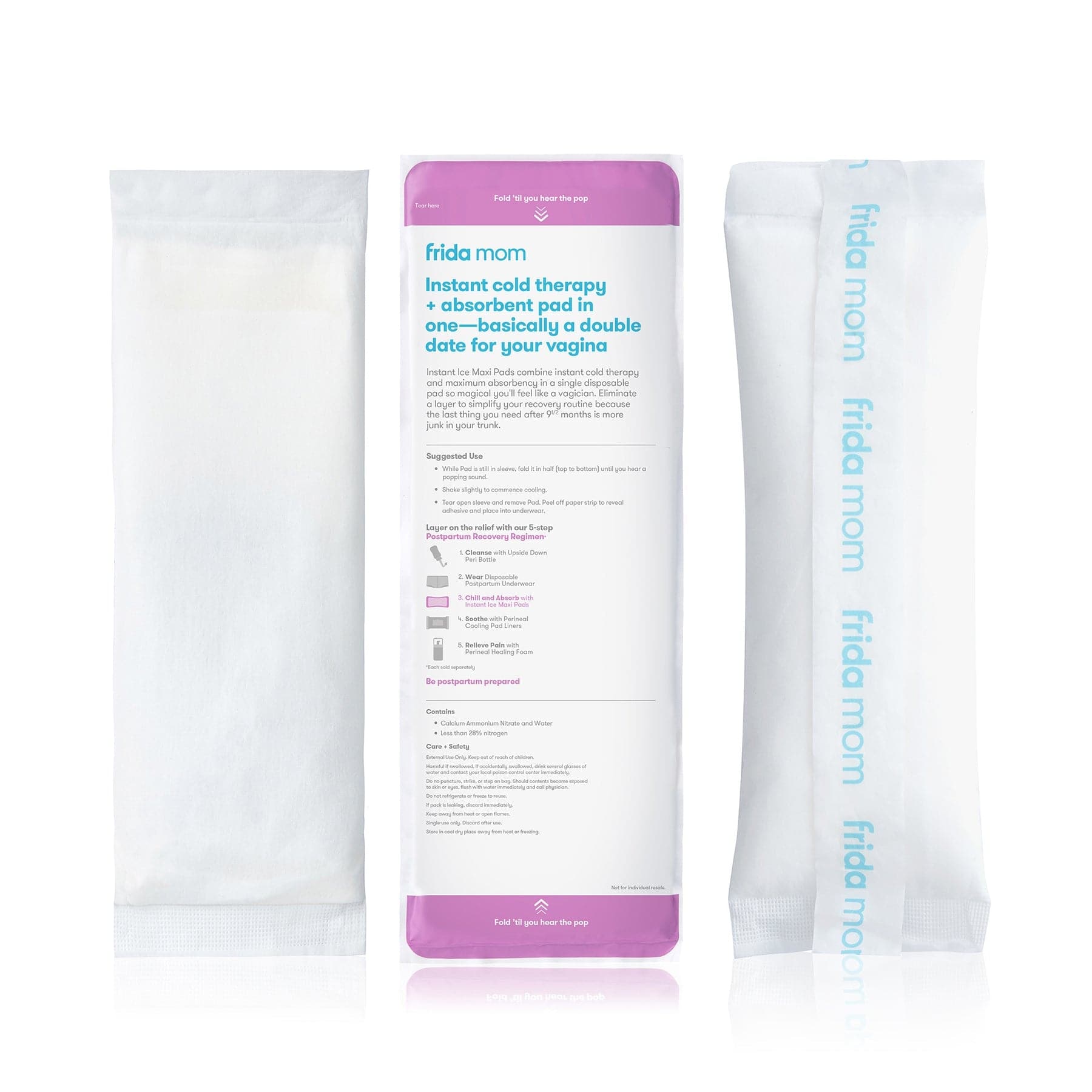 Frida Mom Instant Ice Maxi Pads - 8 Count