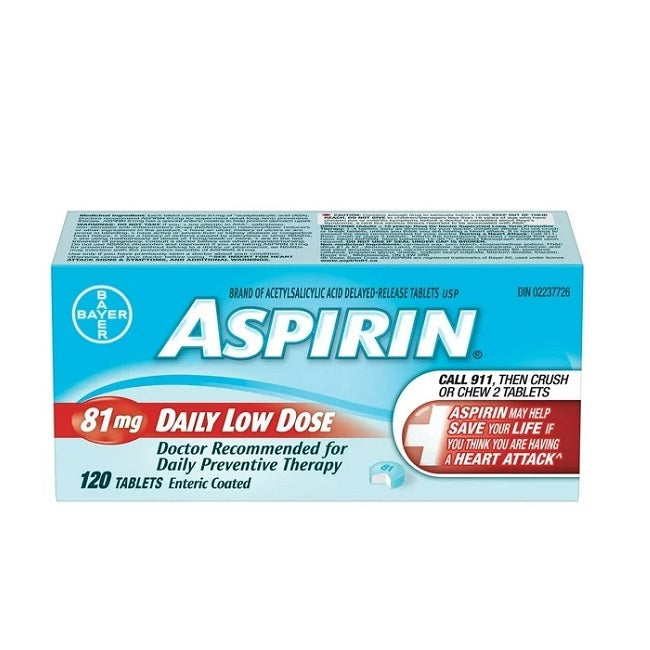Aspirin 81mg Tablets: Heart Health Support