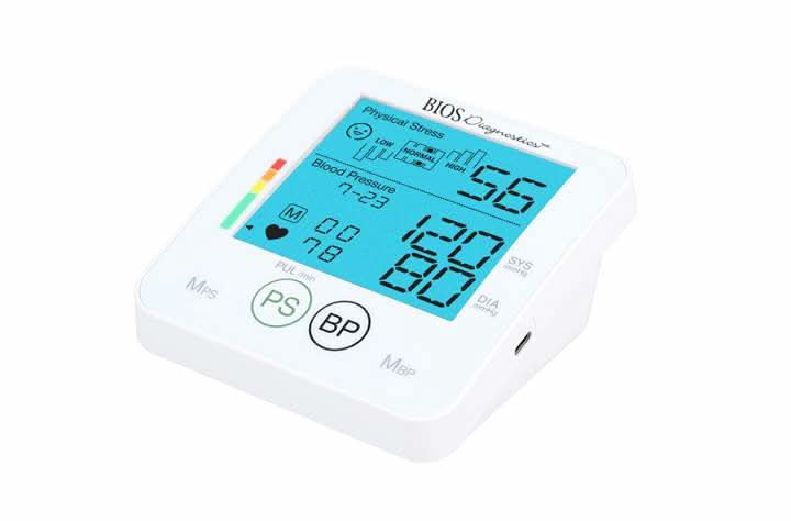BIOS Medical Blood Pressure Monitor (with Physical Stress Screening)