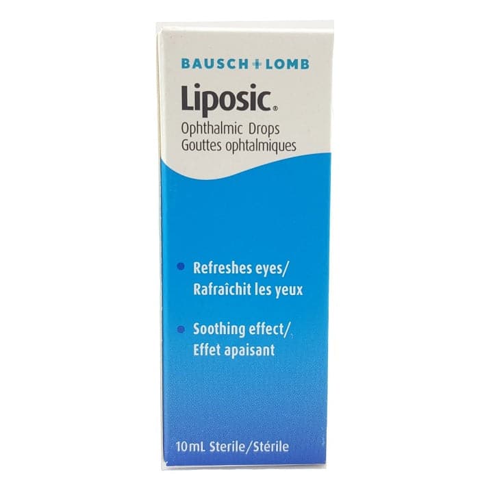 Bausch & Lomb Liposic Ophthalmic Eye Drops - Refreshing Relief