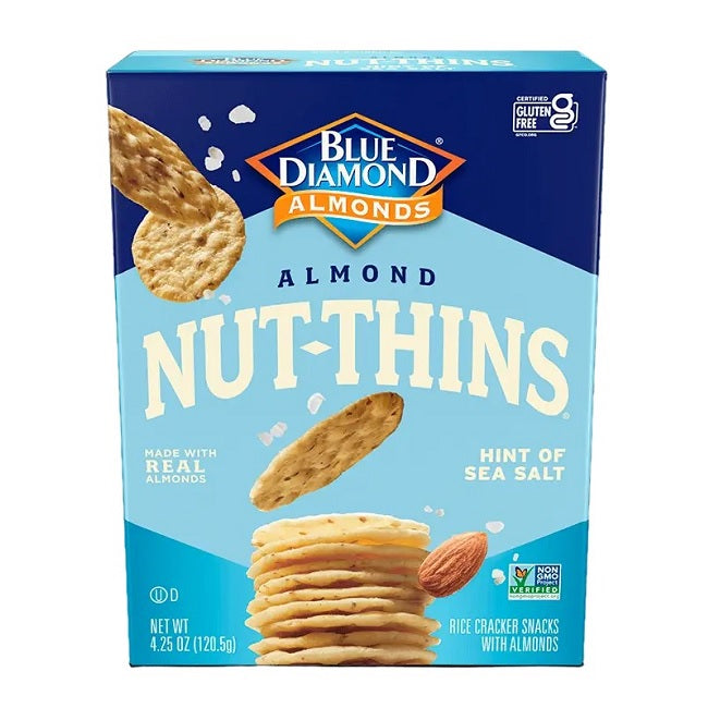 Blue Diamond Nut Thins: Gluten-Free, Almond-Packed Crackers
