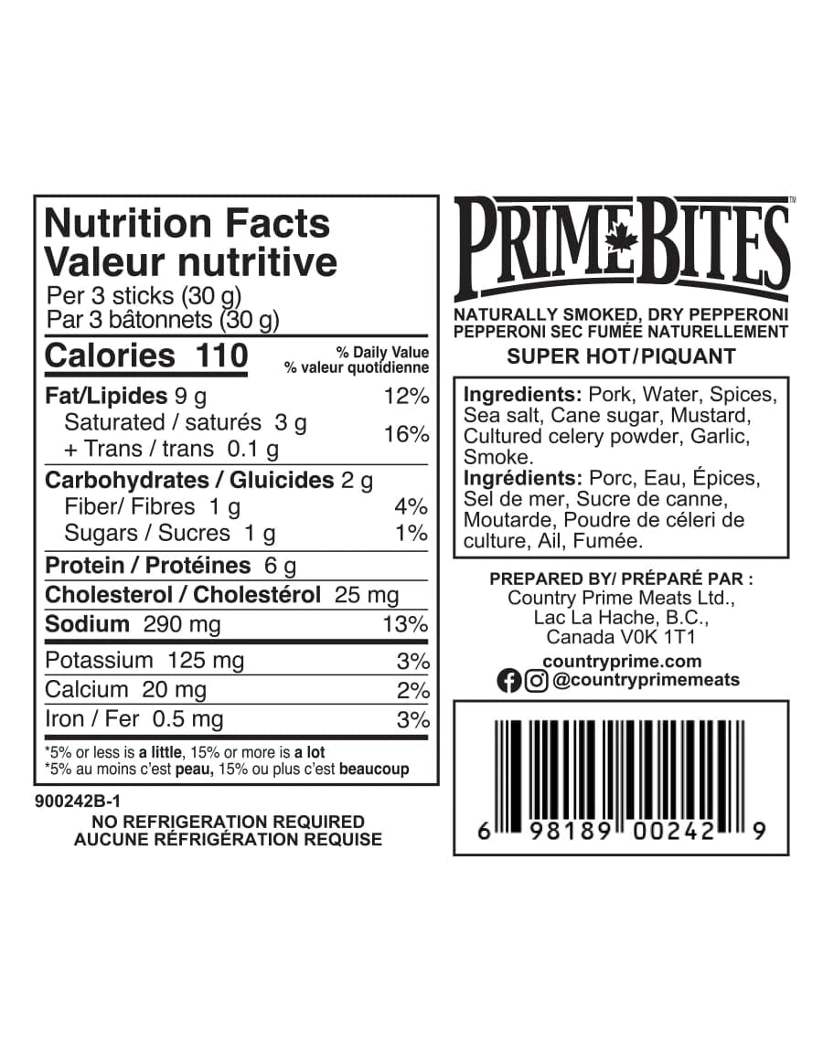 Super Hot Pepperoni Bites | Country Prime Meats