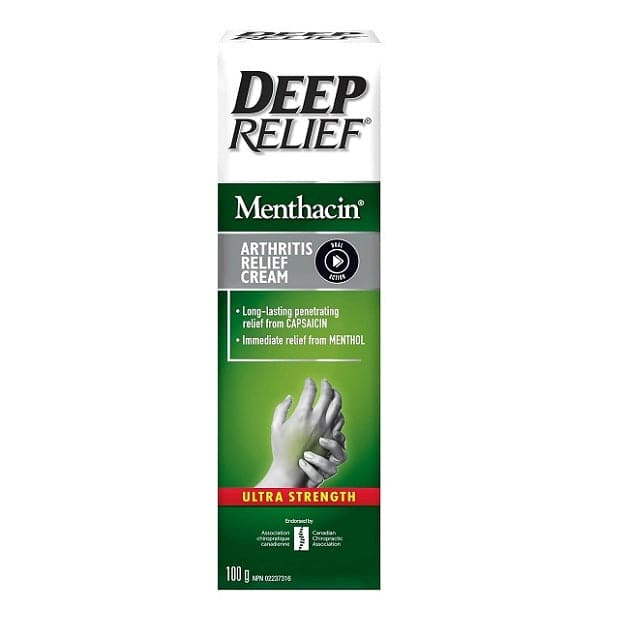 Deep Relief Menthacin Ultra Strength Cream 100g