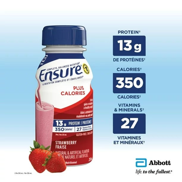 Ensure Plus Strawberry Shake 6x235mL: Nutritious Delight