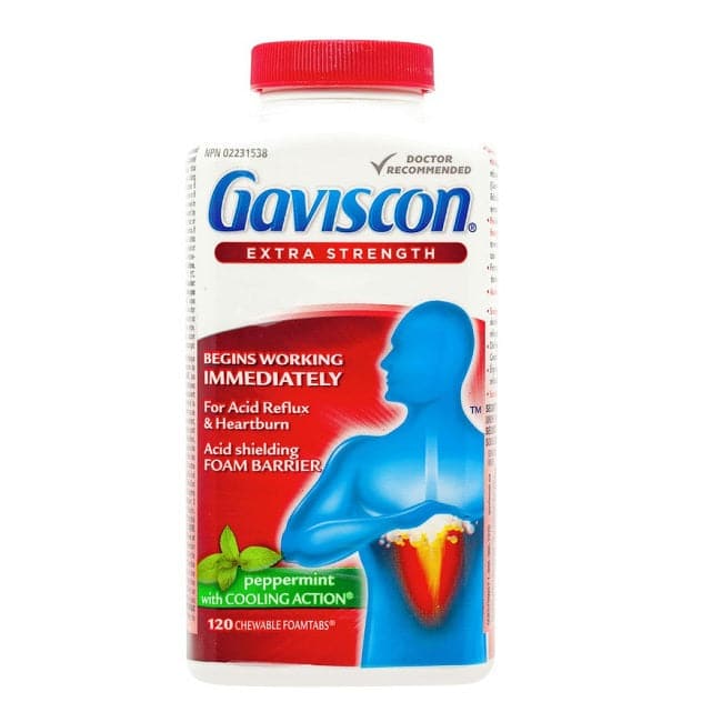 Gaviscon Extra Strength: Fast-Acting Relief, Mint Chew
