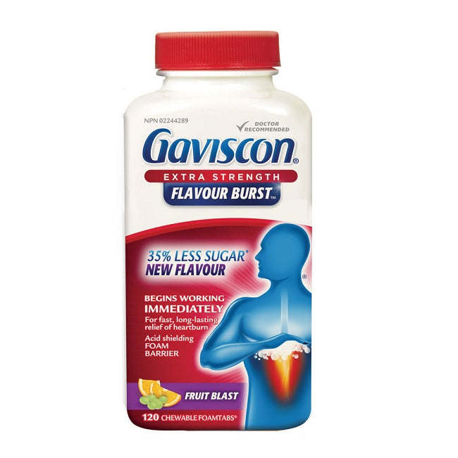 Gaviscon Extra Strength (Fruit Blend): Fast Relief, Liquid