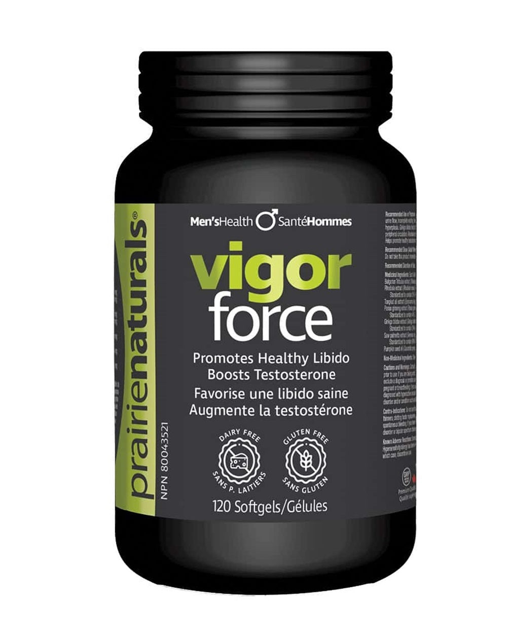 Prairie Naturals Vigor Force - Endurance & Stamina for Men