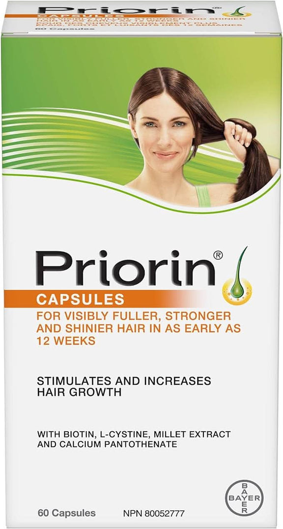 Priorin Hair Growth Vitamins 60 Caps | Strengthen Hair