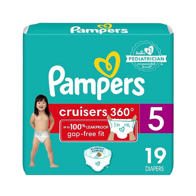 Pampers Cruisers 360 Size 5 Diapers: Active Baby Comfort