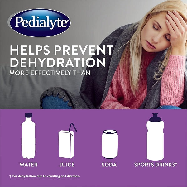 Pedialyte Grape 1L: Electrolyte Oral Rehydration Solution