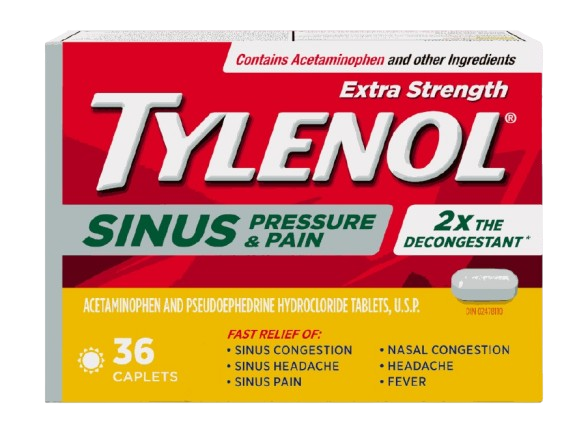 Tylenol Sinus Pressure & Pain: Fast, Effective Relief