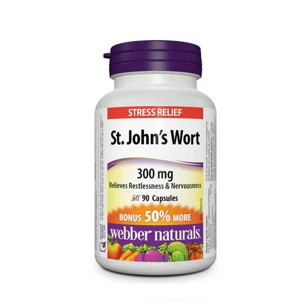 Webber Naturals St. John's Wort - Mood Support, Natural
