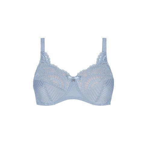 Amoena Karolina Soft Cup Mastectomy Bra - Light Blue/Light Sand ...
