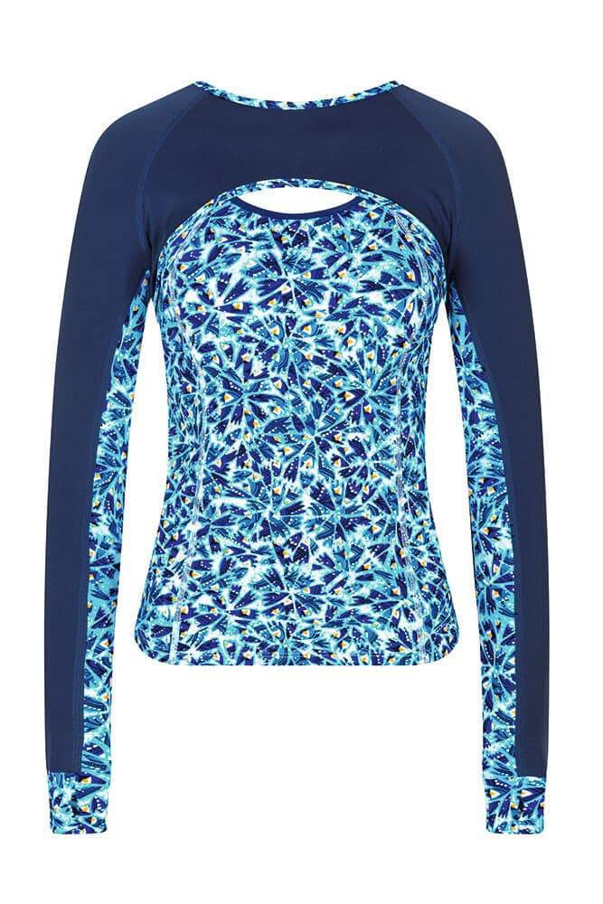 Amoena Ice Flowers Sleeve Swimtop