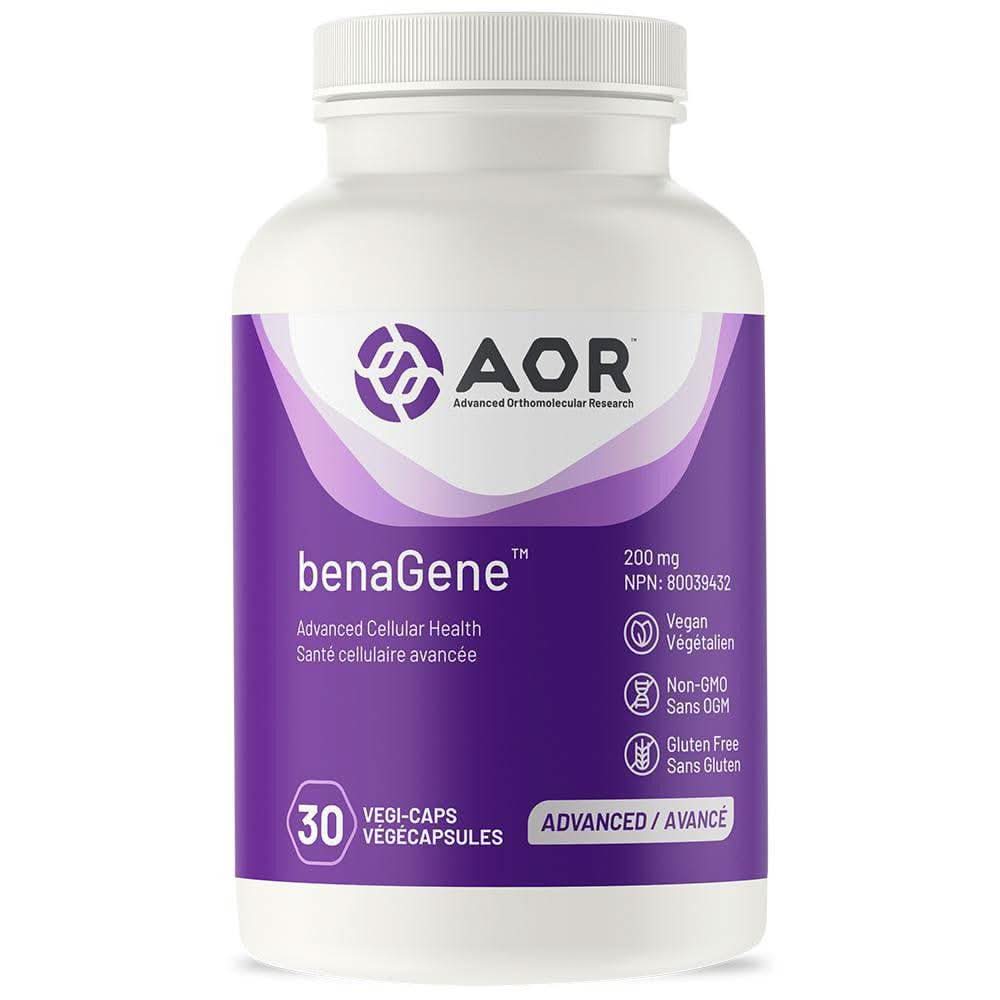 AOR BenaGene 200mg 30 Vegi-Caps | Energy Support