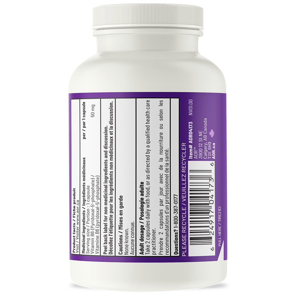 AOR P-5-P 60 Veg Capsules | Active B6 Formula