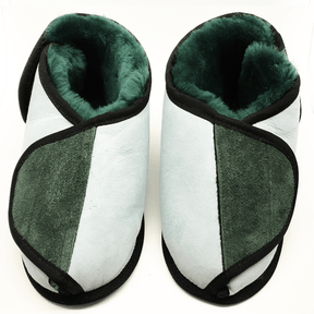 Australian Sheepskin Pressure Care Wrap Around Closed Toe Slippers with ...
