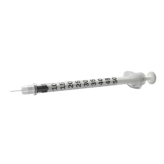 BD Insulin Syringes with Ultra Fine Needle (0.5 mL) 100/Box ...