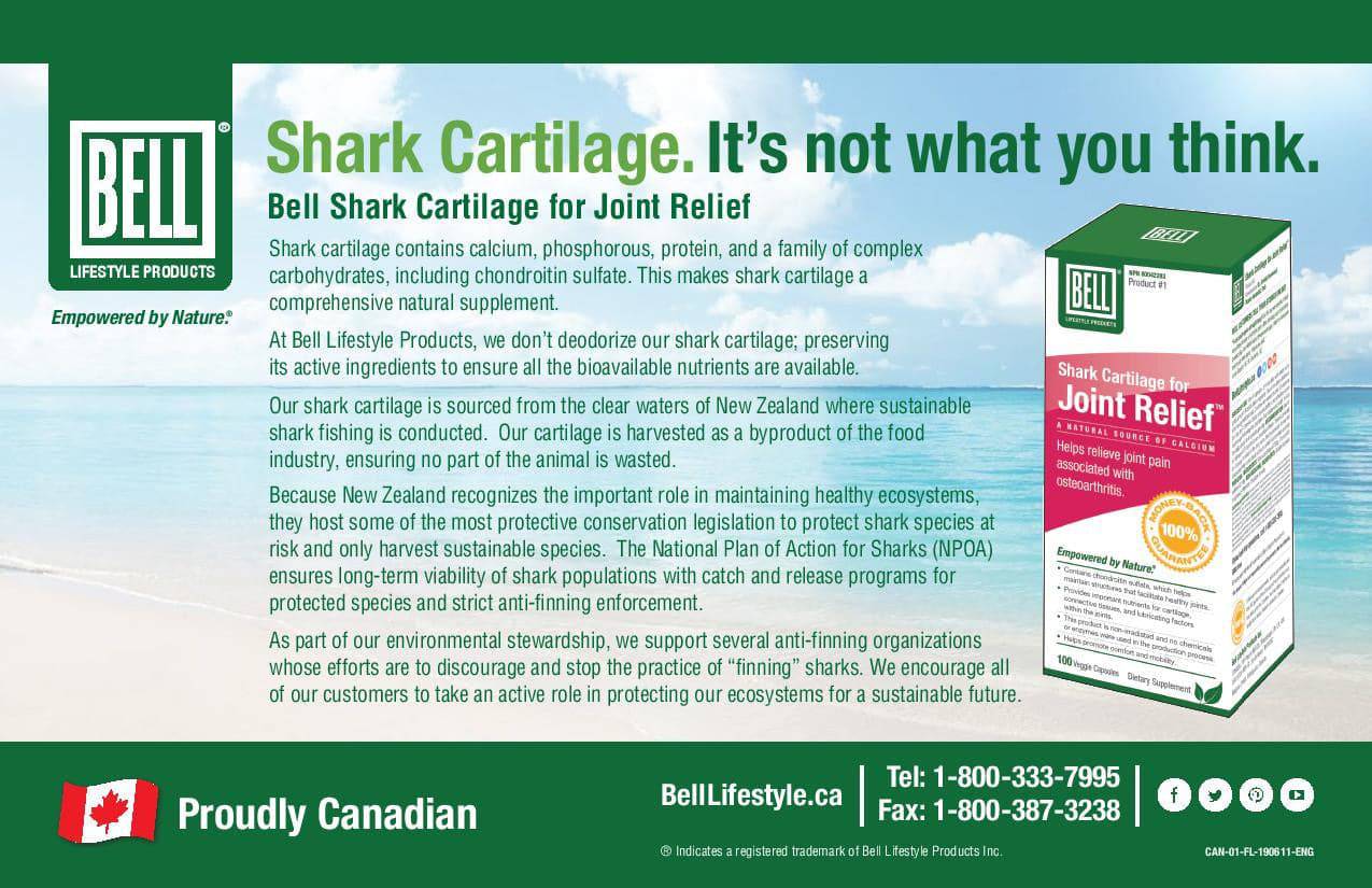 Bell Lifestyle Products Shark Cartilage for Joint Relief