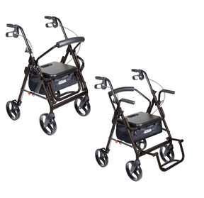 Drive Medical Duet Rollator & Transport Wheelchair