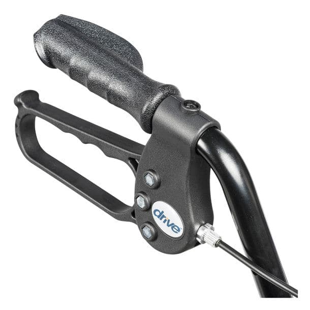Drive Medical Adjustable Height Rollator | 6" Casters
