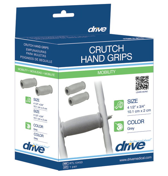 Drive Medical Crutch Hand Grips | Enhance Comfort