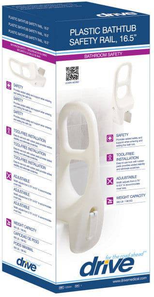 Drive Medical Plastic Bathtub Safety Rail