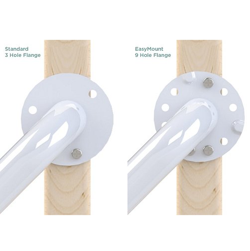 HealthCraft L-Shaped Grab Bar - Knurled: Safety & Access