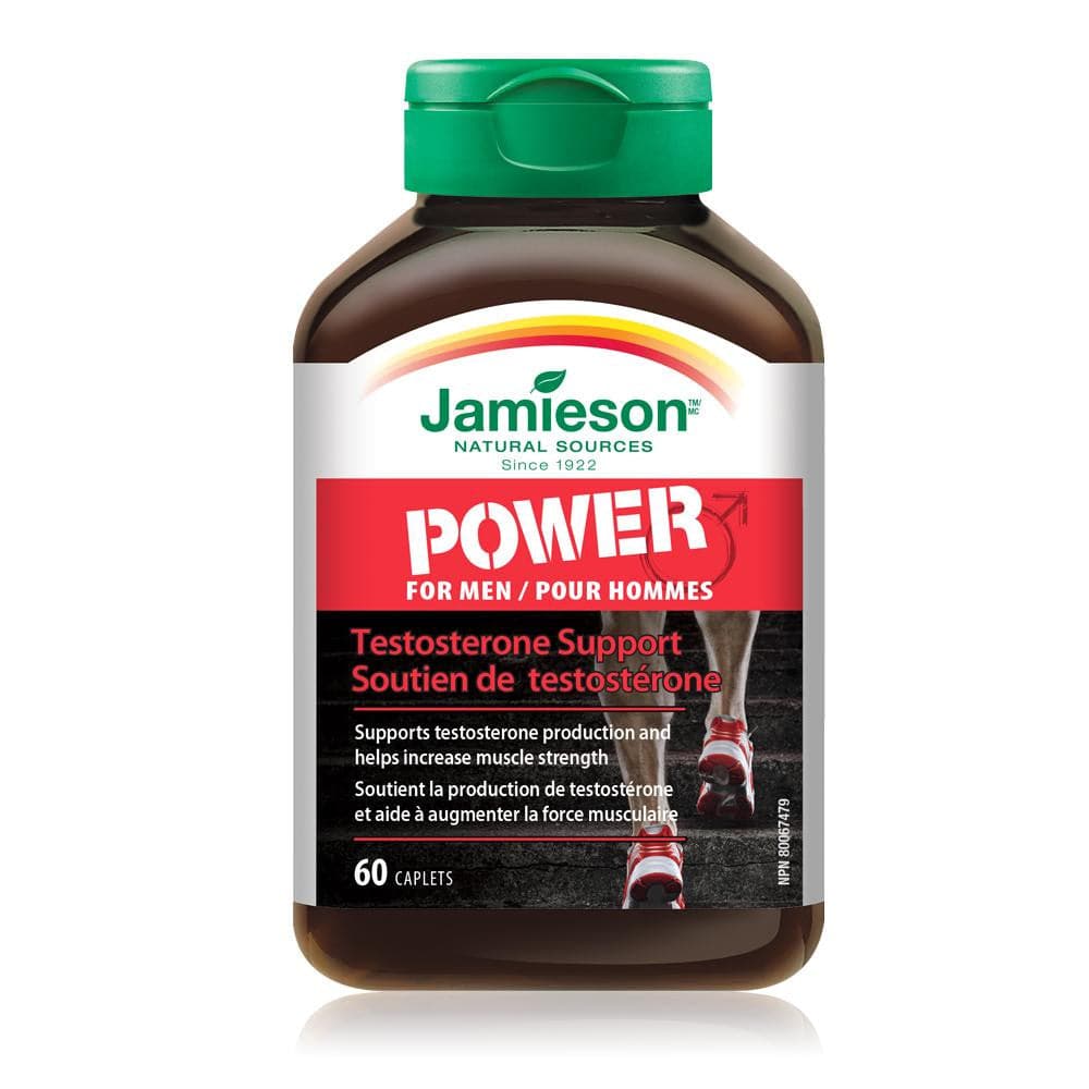 Jamieson Power for Men Testosterone Support 60 Caplets | HaloHealthcare.com