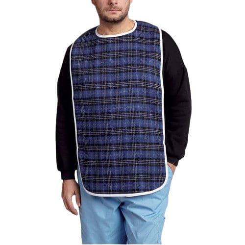 Mobb Poly-Cotton Adult Bib with Snaps (Printed)