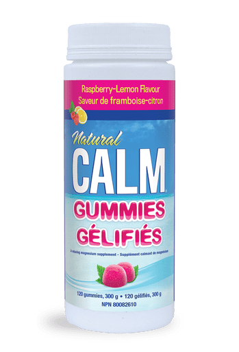 Natural Calm Gummies Raspberry-Lemon Flavour