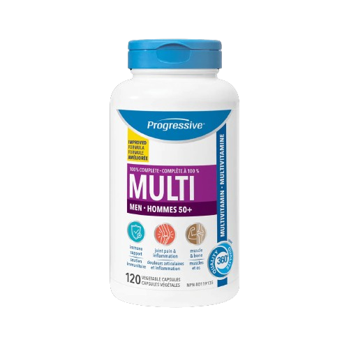 Progressive MultiVitamins for Men 50+ (Improved Formula)