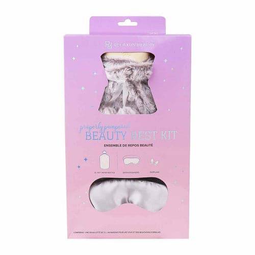 Relaxus Hot Water Bottle & Eye Shade Set