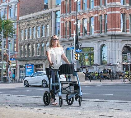 Triumph Prestige All-In-One Rollator & Transport Chair