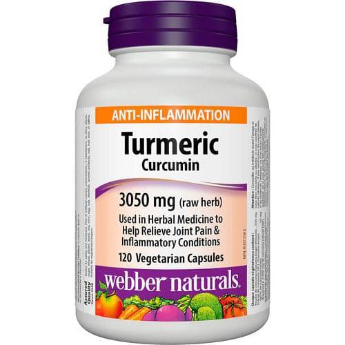 Expires January 2026 Clearance Webber Naturals Turmeric Curcumin 3,050